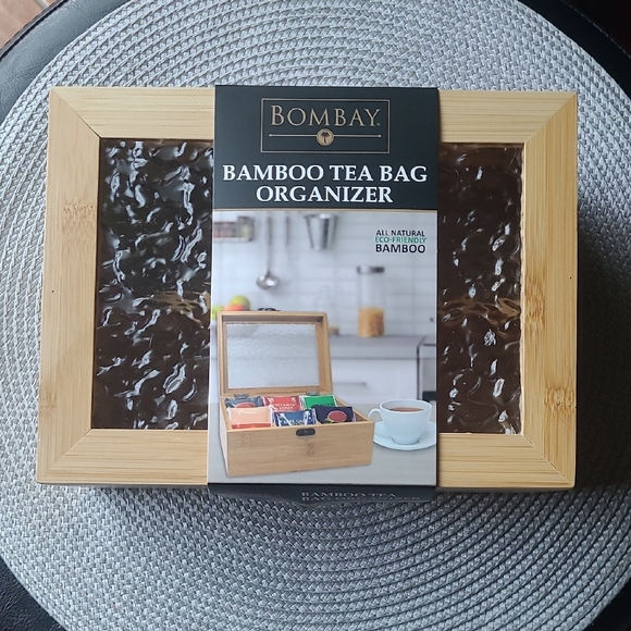 Bombay | Kitchen | Bombay Bamboo Tea Bag Organizer | Poshmark